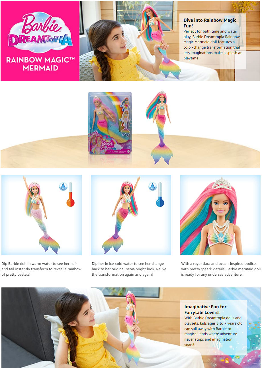Barbie Barbie Color Change Mermaid | edamama