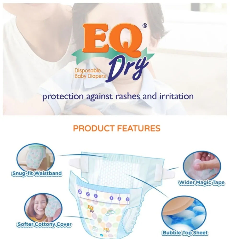 EQ Diapers and Wipes Dry Mega Pack | edamama
