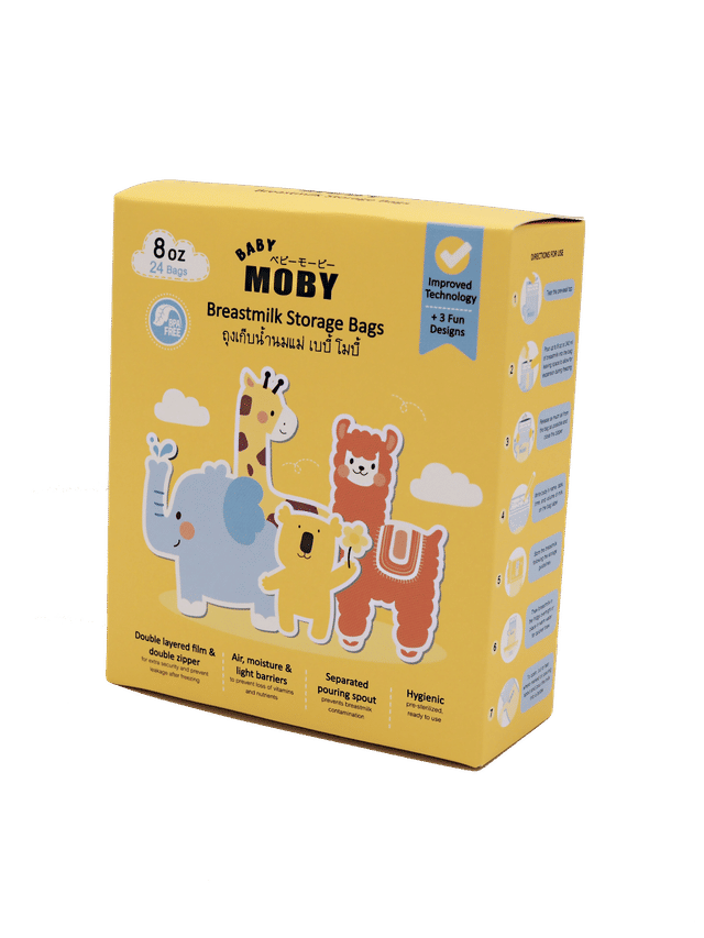 Baby Moby Breastmilk Storage Bags (8oz/250mL) | edamama