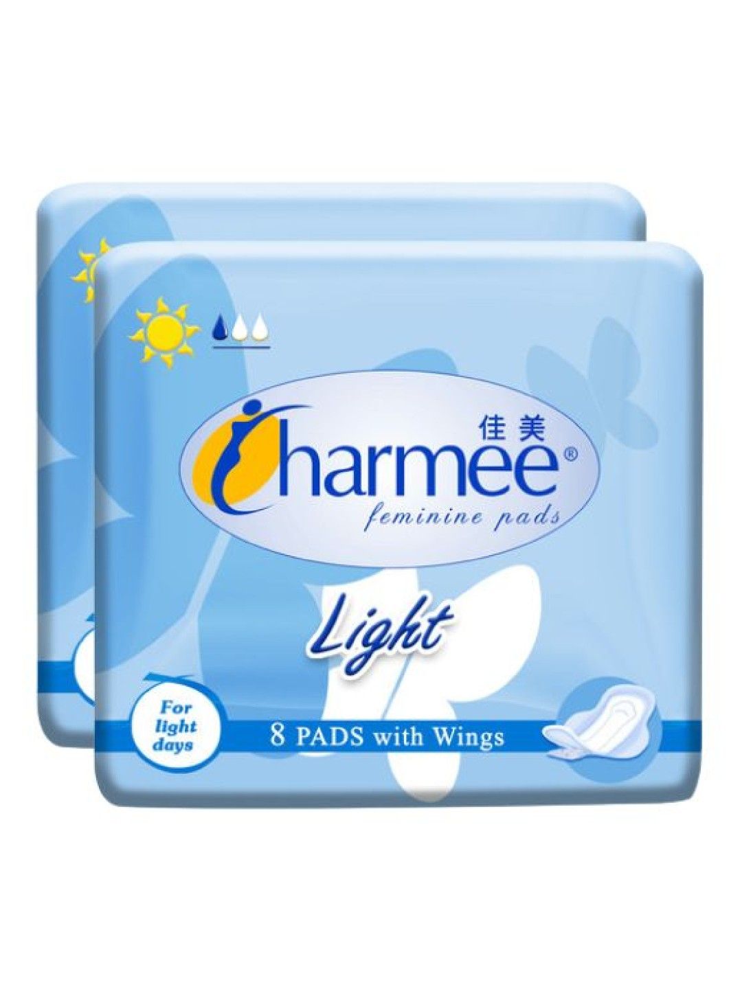 Charmee Light with wings Napkin 8's (2-pack) | edamama