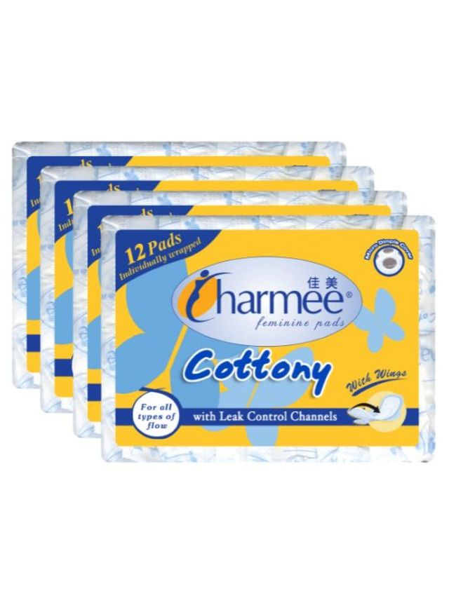 Charmee Cottony For All Types of Flow w/ wings Nap | edamama