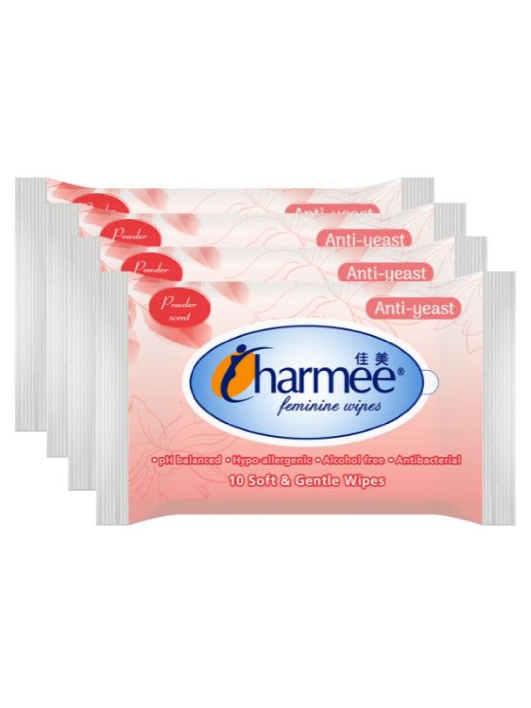 Charmee Feminine Wipes 10's (4-pack) | edamama