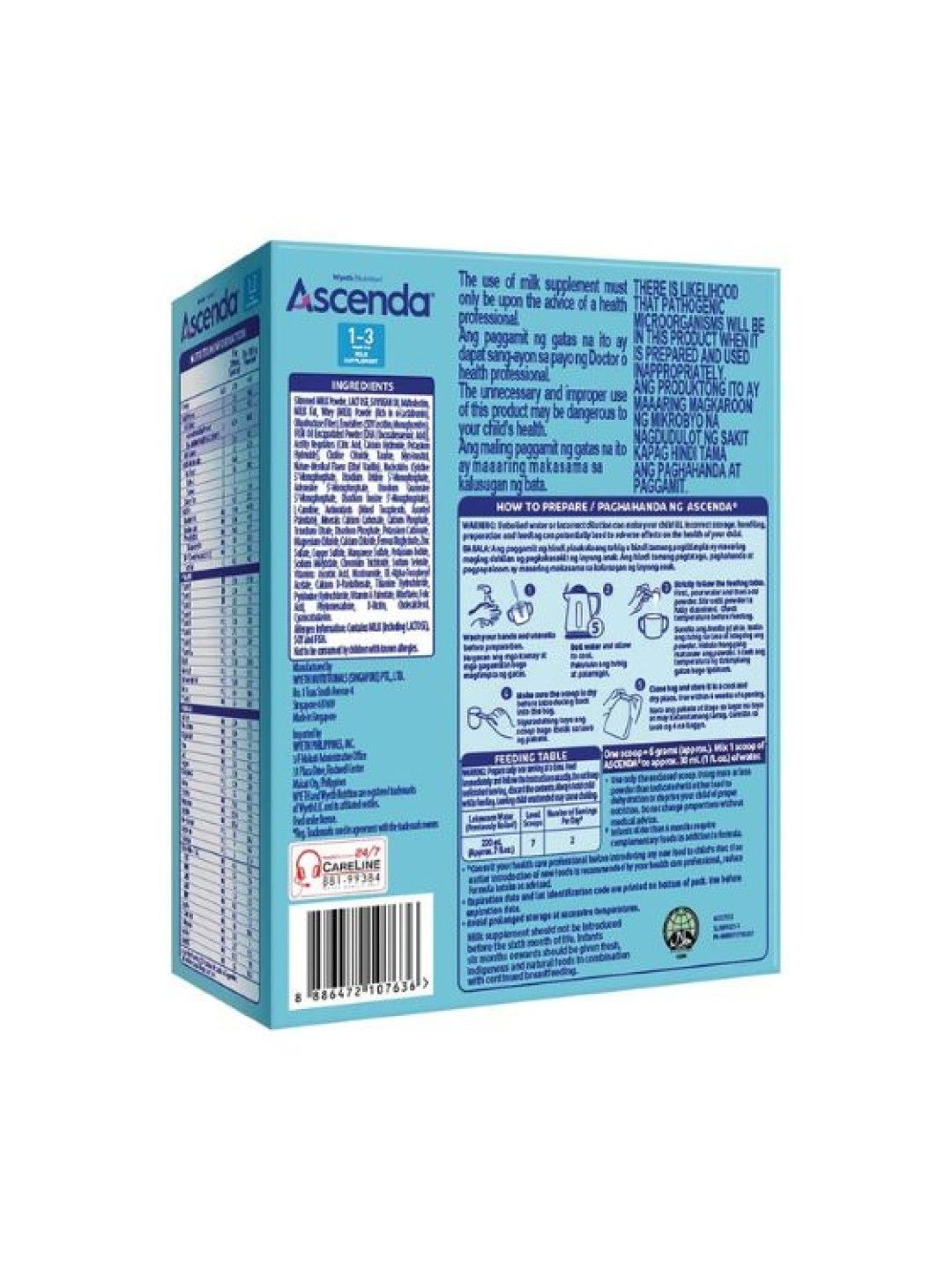 Ascenda 1-3 years old Milk Supplement (400g) | edamama