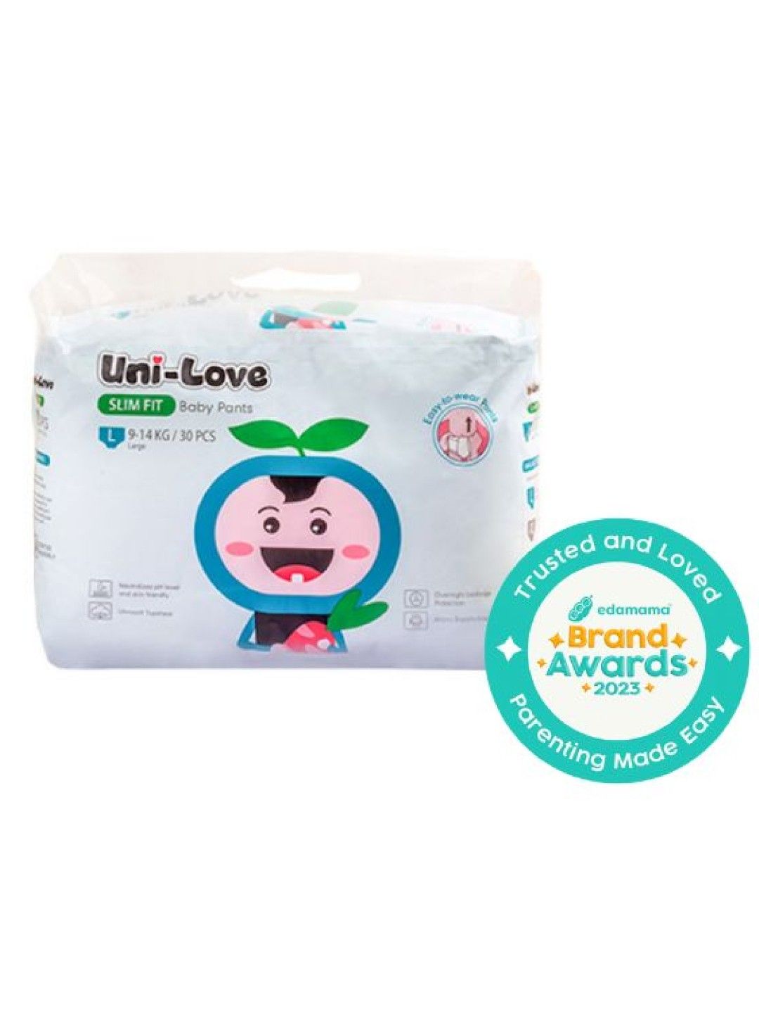 Uni-love Slim Fit Baby Pants Large (30pcs) | edamama