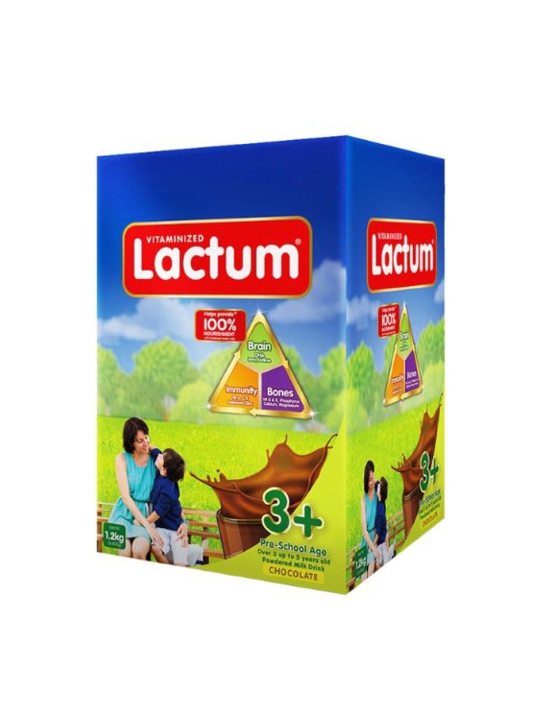 Lactum 3+ Lactum 3+ Chocolate Powdered Milk Drink (1.2kg) | edamama