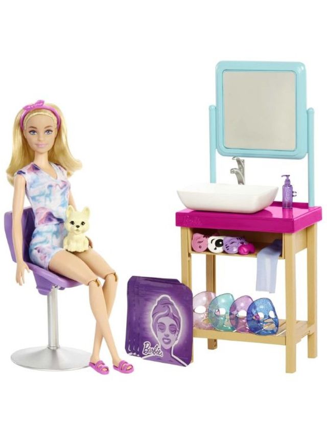 Barbie Sparkle Mask Spa Day Playset | edamama