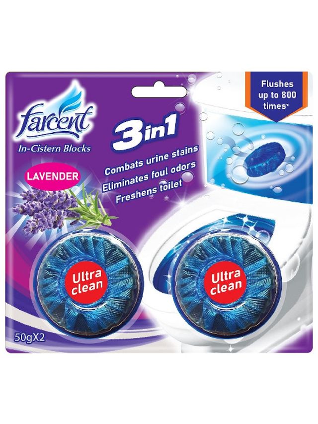 Farcent Toilet Blocks - Lavender (100g) | edamama