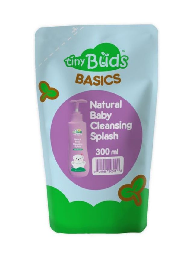 Tiny Buds Natural Baby Cleansing Splash Refill 300 | edamama