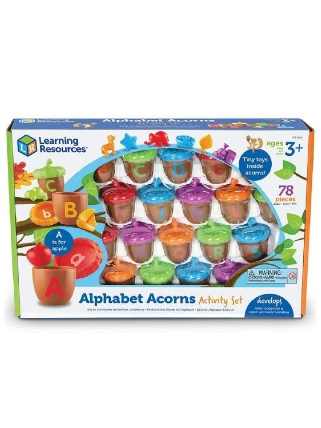 Learning Resources Alphabet Acorns Activity Set | edamama