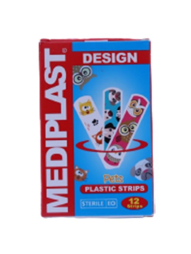 Mediplast Plastic Strips Design Pets (12s) | edamama