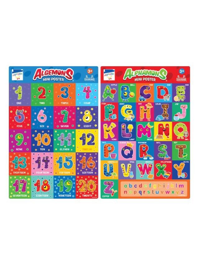Joytoy Alphamons - Algemons 2-1 Mini Poster | edamama