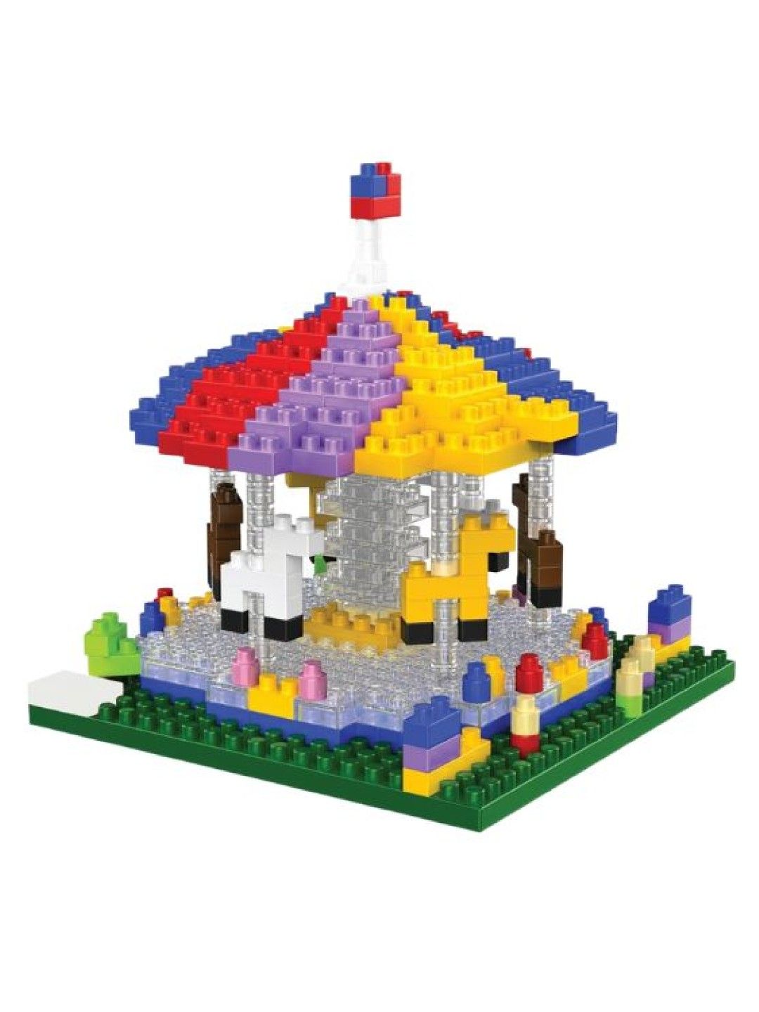 Anko 324-Piece Mini Blocks Set - Carousel | edamama