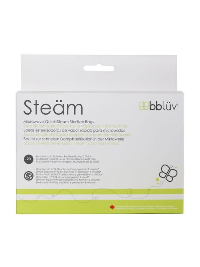 bbluv Steam: Microwave Quick-Steam Sterilizer Bags | edamama