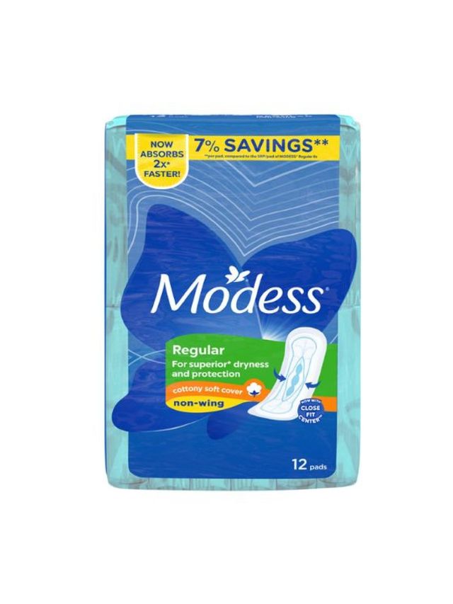 Modess Cottony Soft Non-Wing Sanitary Napkins (12s | edamama