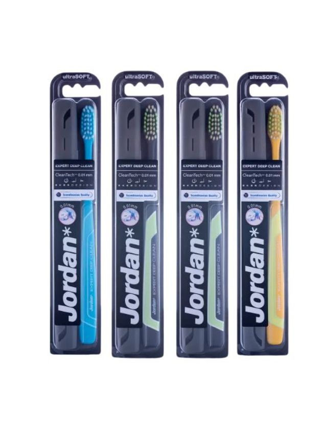 Jordan Expert Deep Clean Toothbrush 1pc - Assorted | edamama