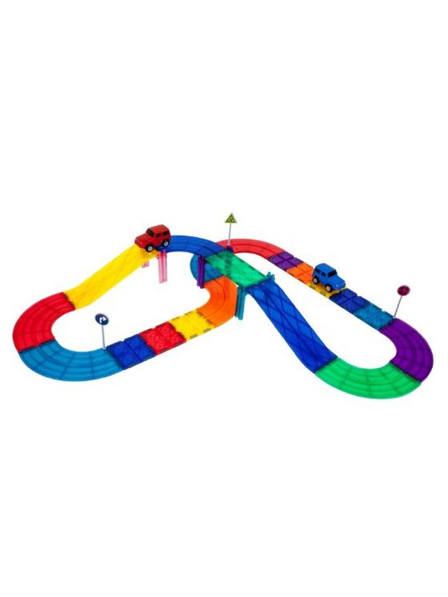 Picasso Race Car Track Building Block Educational Toy Set (30pcs) | edamama