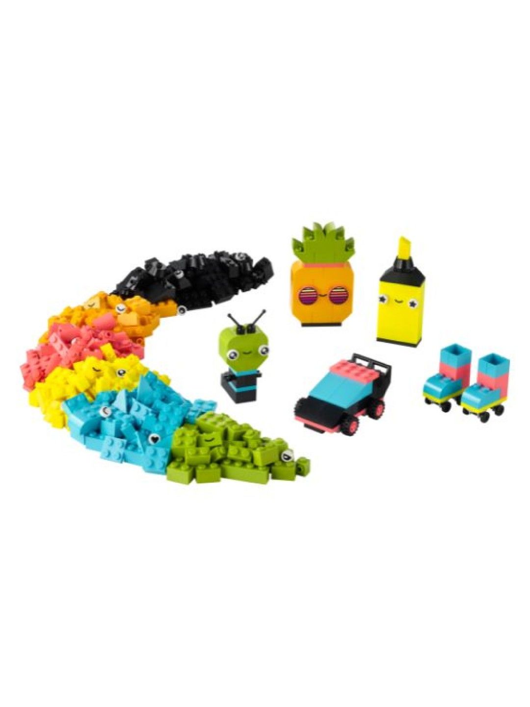 Lego Classic 11027 Creative Neon Fun Building Bloc | edamama