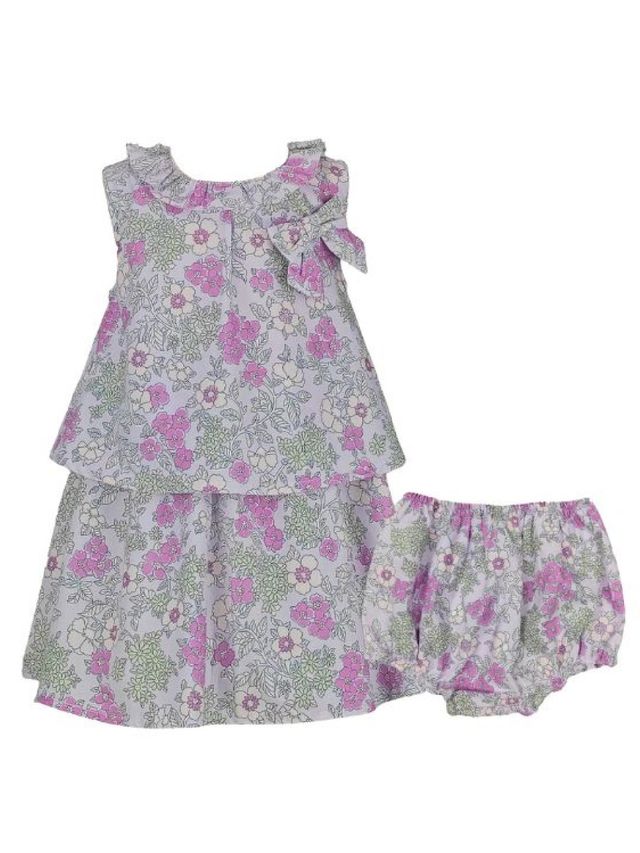 Periwinkle Delphine Two Tier Dress | edamama