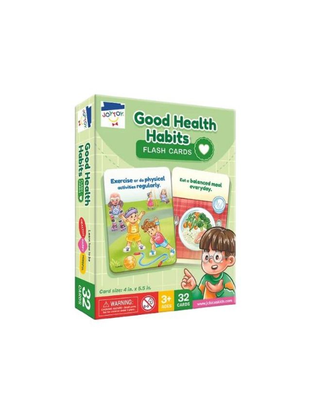 Joytoy Good Health Habits Flash Cards | edamama
