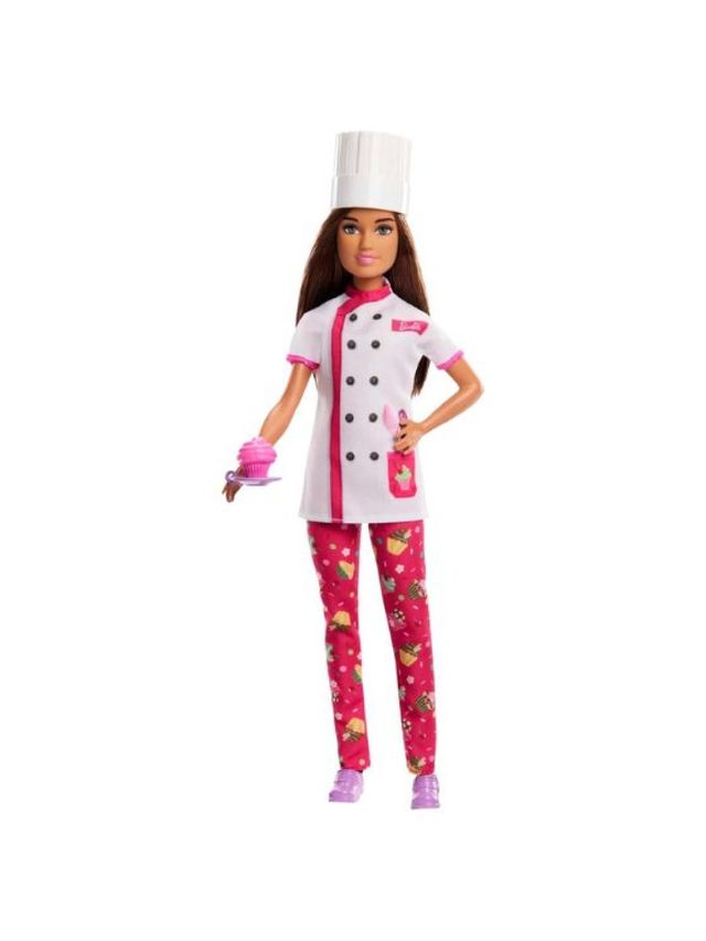 Barbie Core Career Doll - Pastry Chef Doll | edamama