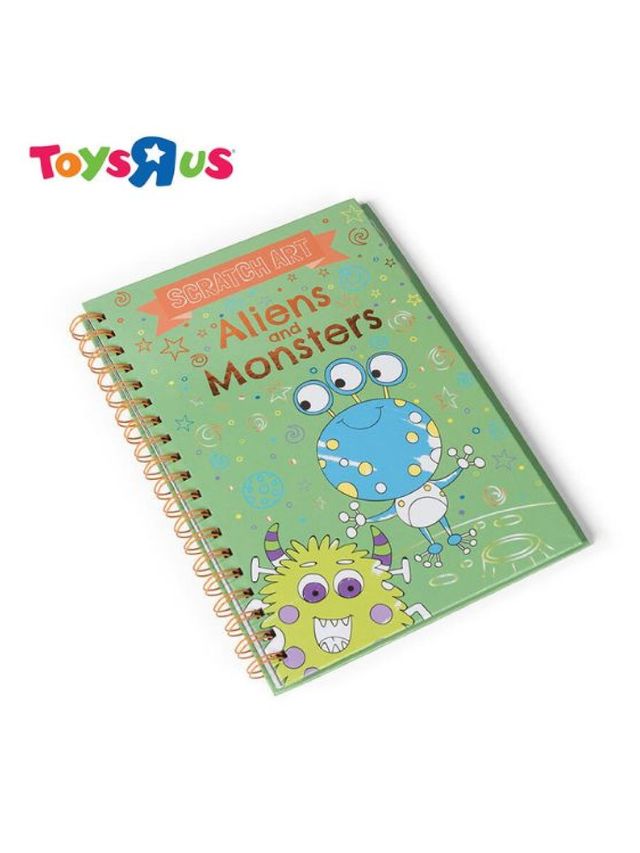 Creation Nation Scratch Book - Aliens and Monsters