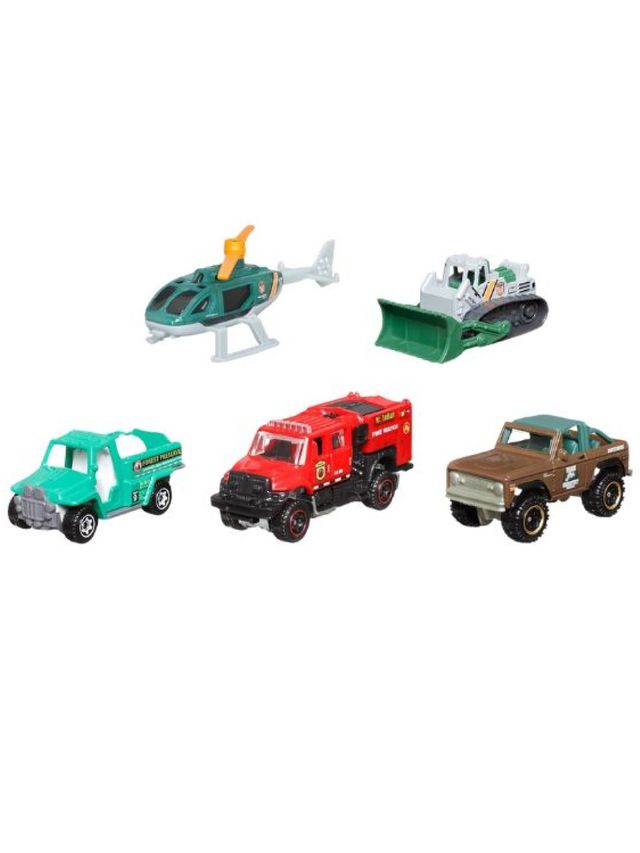 Matchbox Wild Rescue 5 Car Pack Die-cast Vehicle | edamama