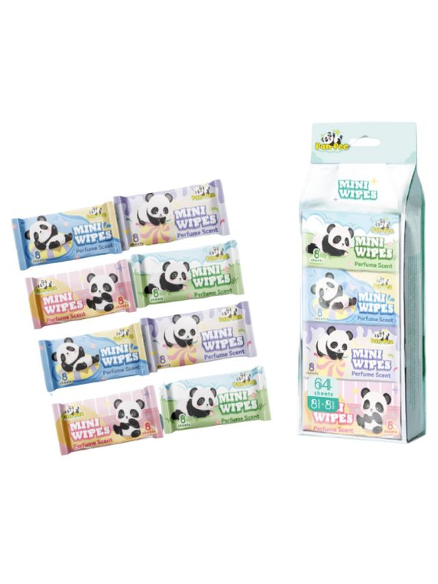 PanPee Mini Wipes 64s (8 pack) | edamama