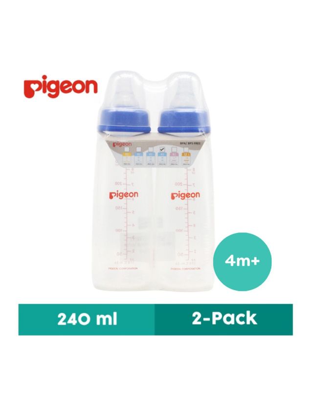 Pigeon RPP Blue Bottle Twin Pack 240ml (M) | edamama