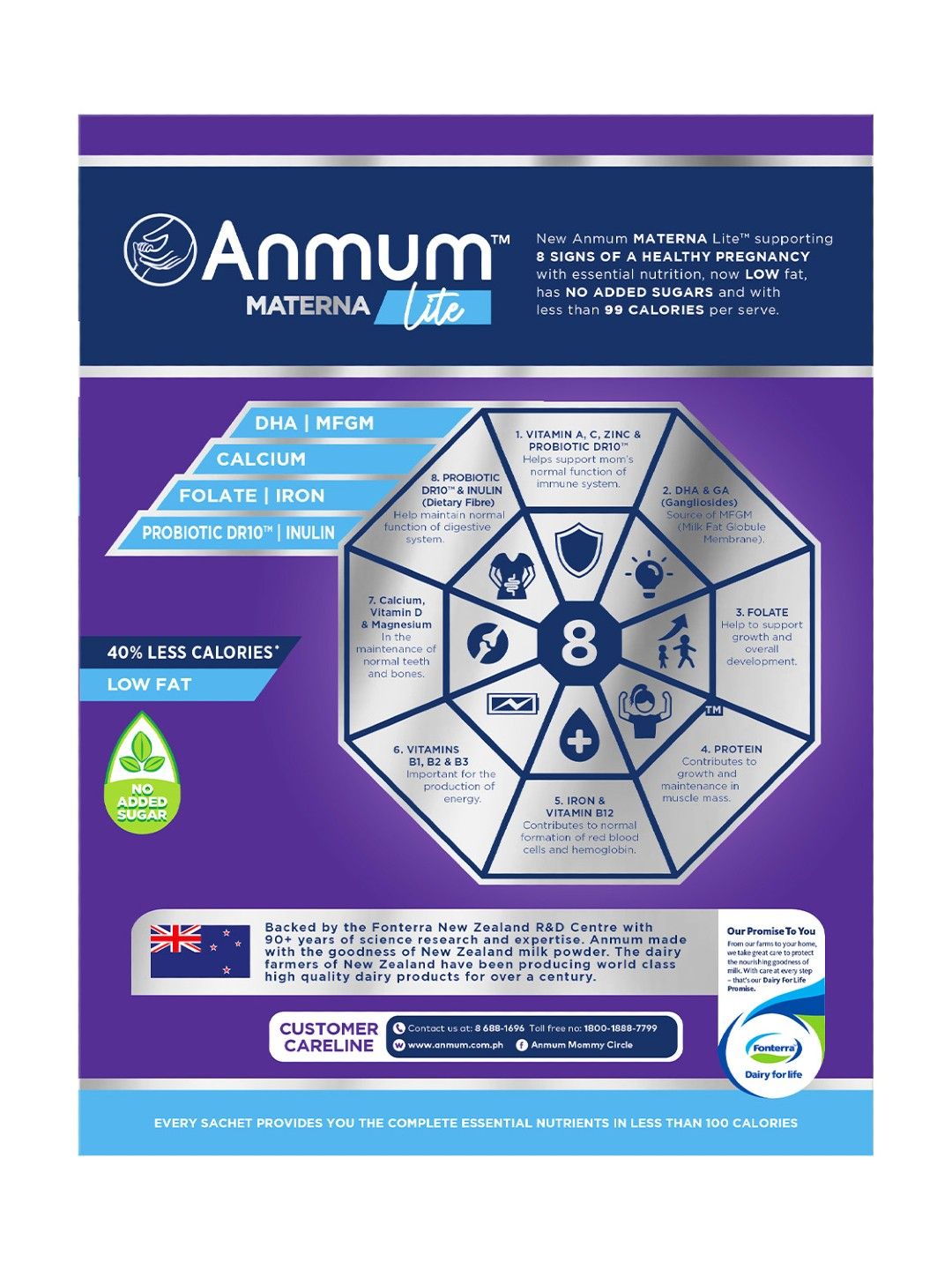 Anmum Milk Powder Lite Choco (260g) | edamama