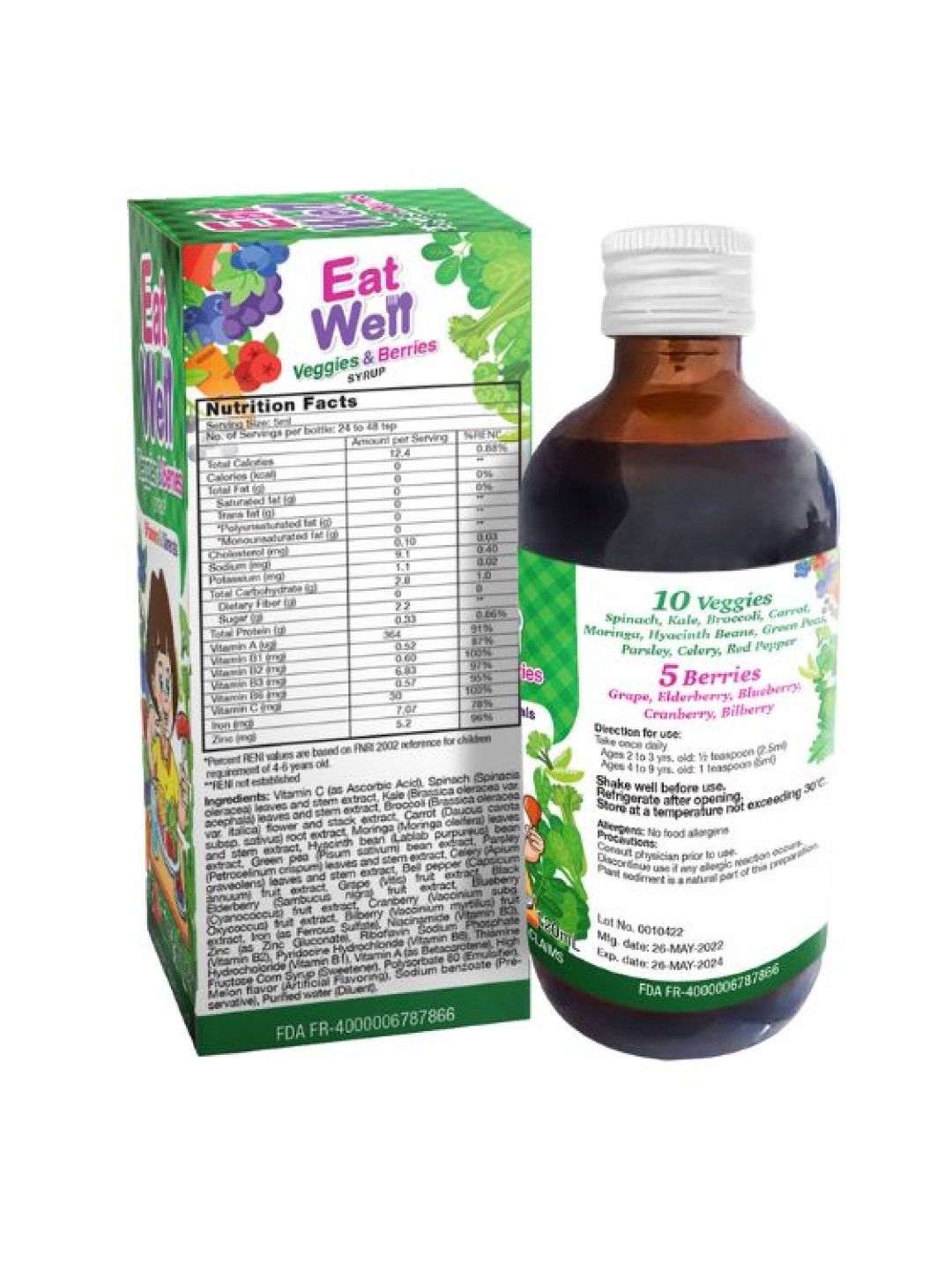 Suregetz Eatwell Veggies and Berries, Vitamins & Min