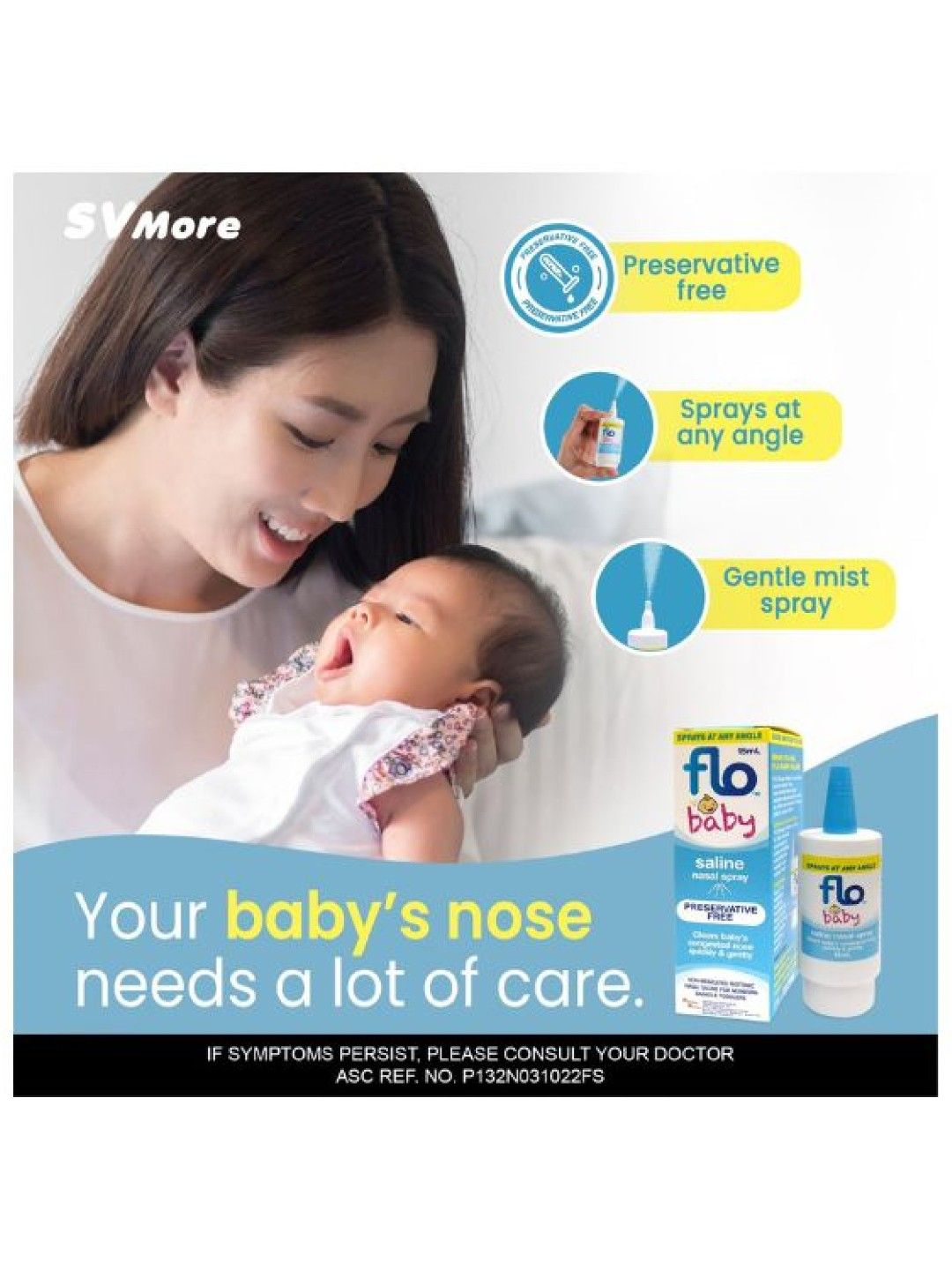 FLO Baby Baby Saline Nasal Spray (Buy 1 Take 1) | edamama