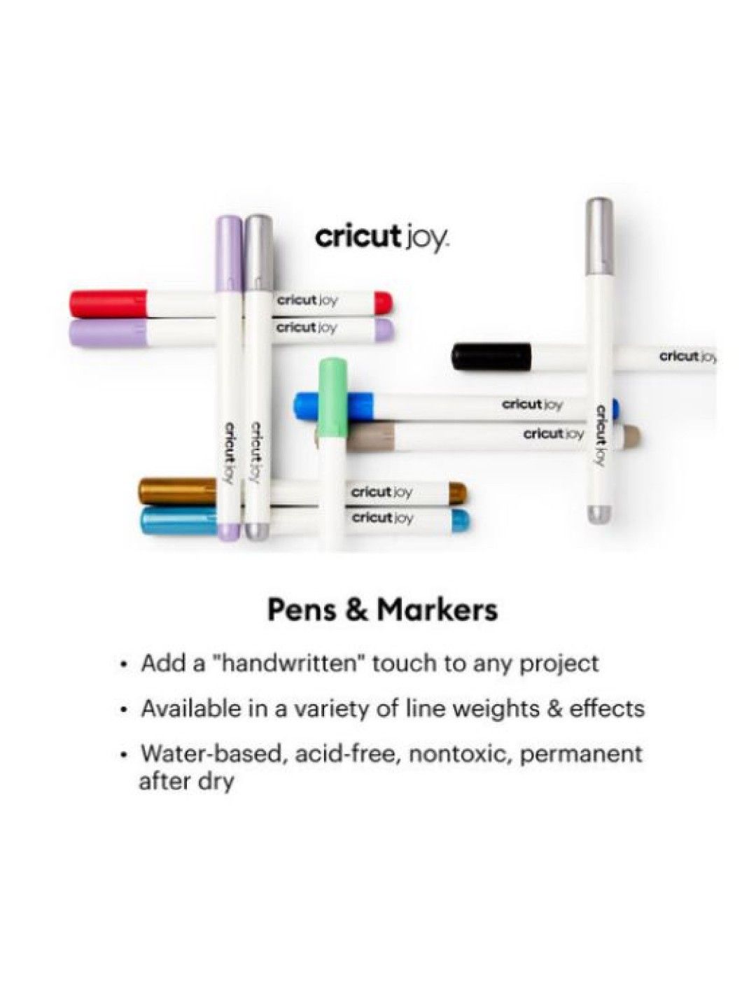 Cricut Joy Gel Pens 1.0 (Black,Gray,Blue) | edamama
