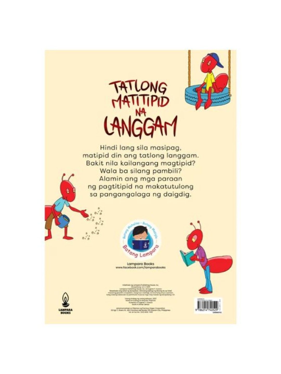 Lampara Tatlong Matitipid Na Langgam (Big Book) | edamama