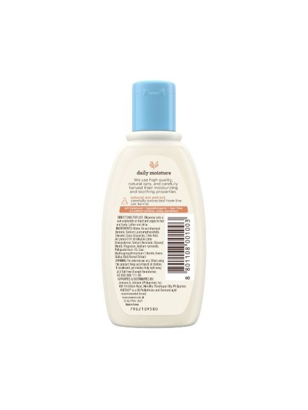 Aveeno Baby Daily Moisture Wash and Shampoo (100ml)