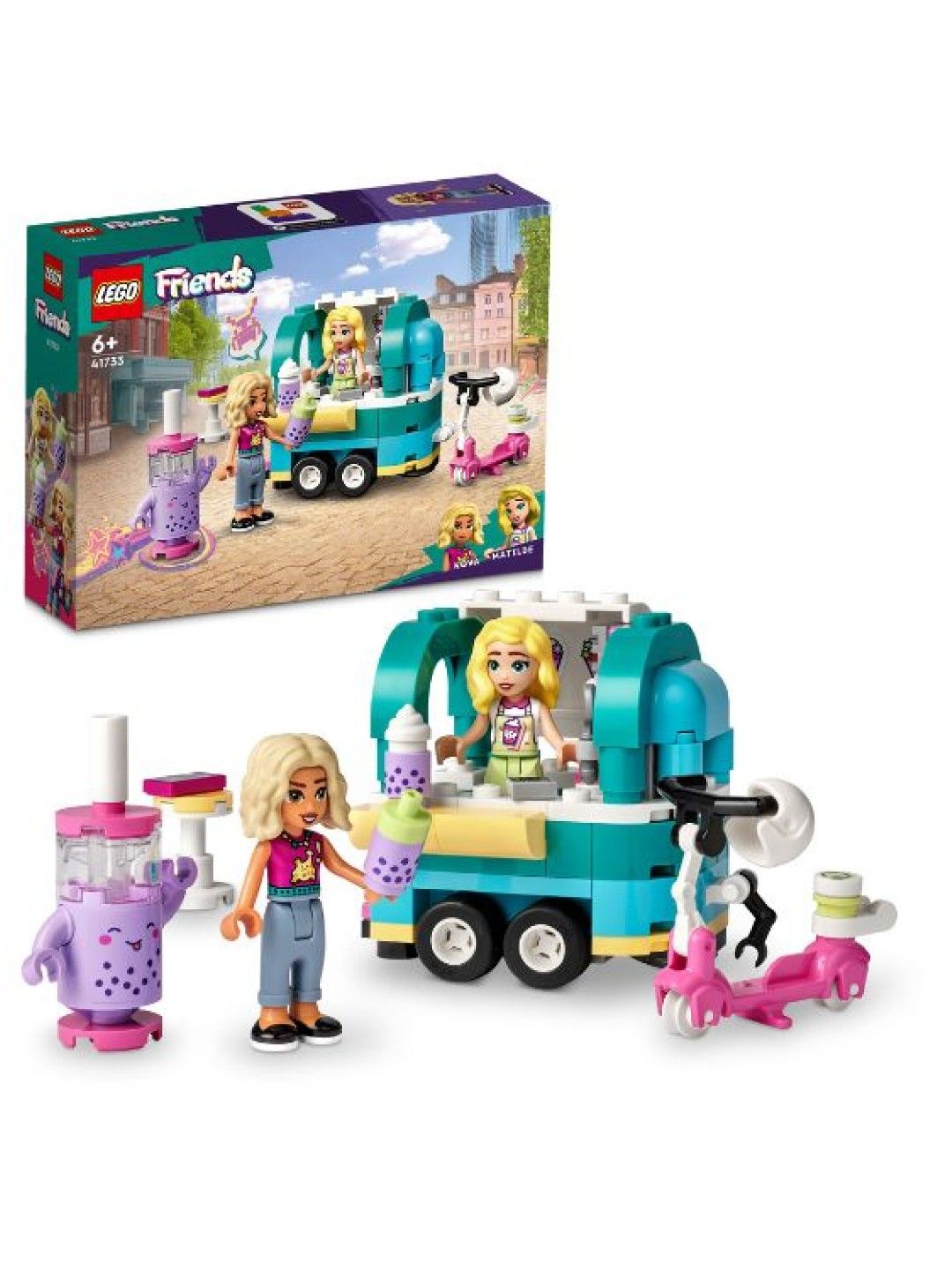 Lego Friends 41733 Mobile Bubble Tea Shop Building Blocks (109pcs ...