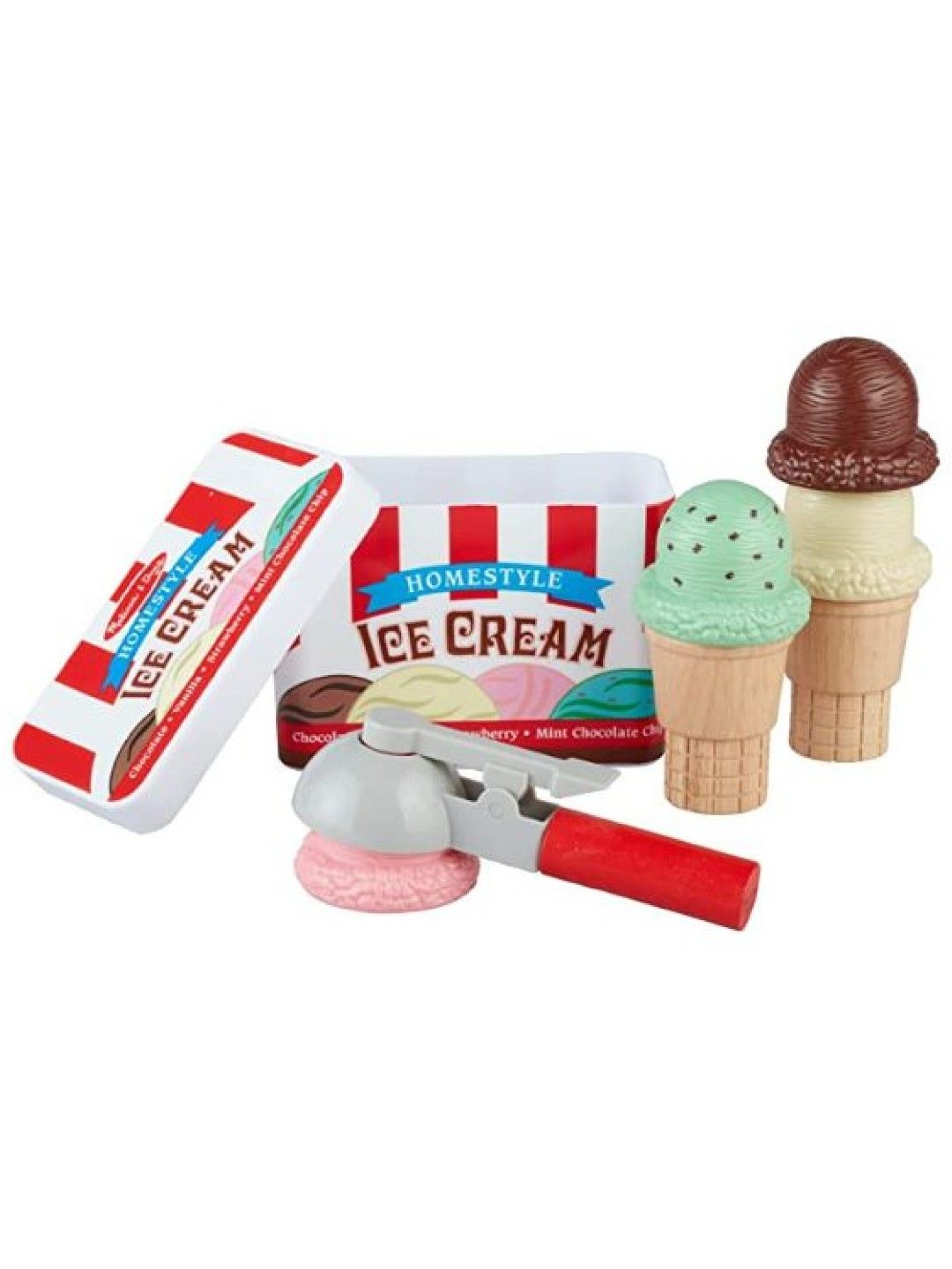 Melissa and Doug Scoop and Stack Ice Cream Cone Play