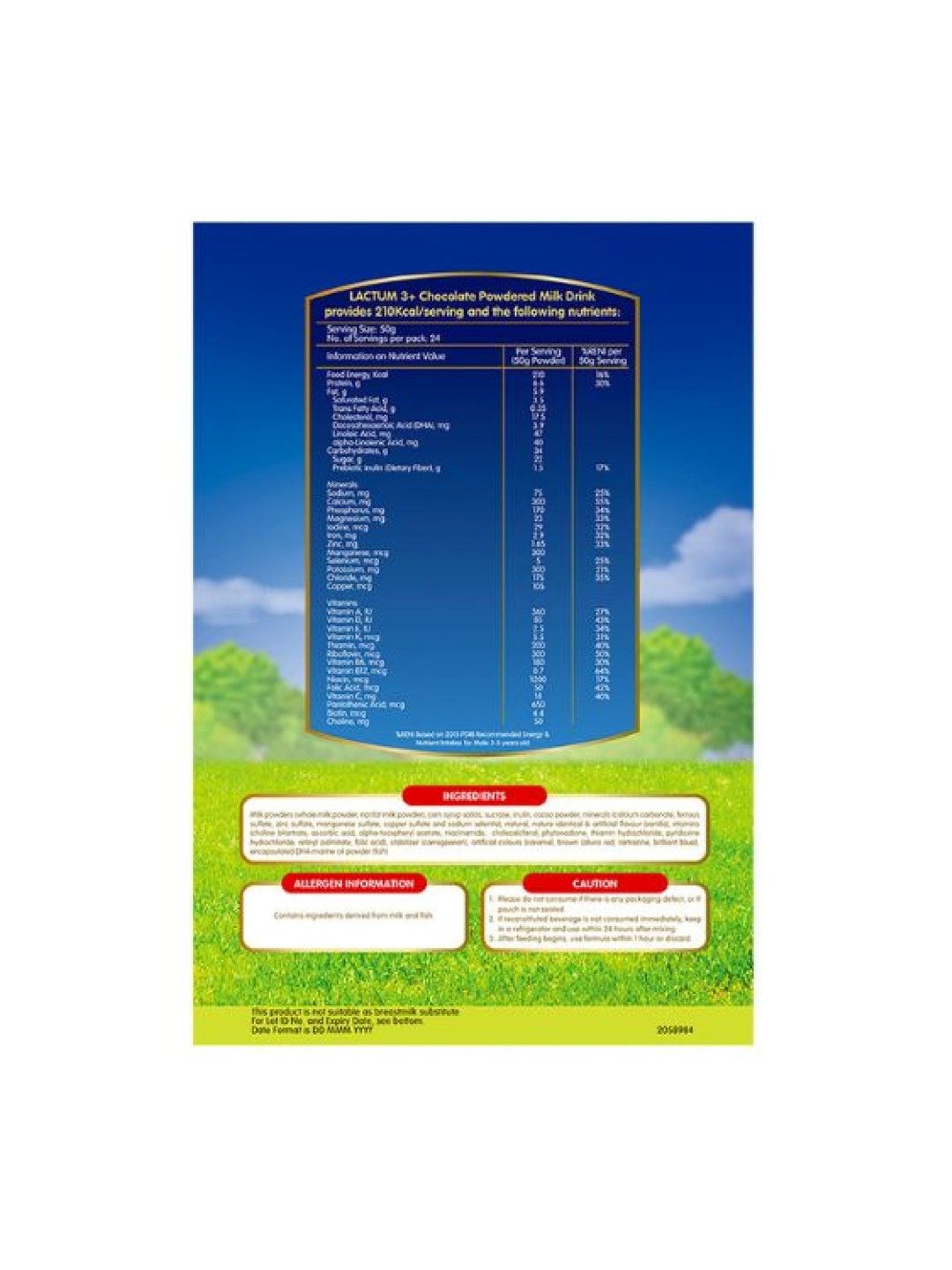 Lactum 3+ Lactum 3+ Chocolate Powdered Milk Drink (1.2kg) | edamama