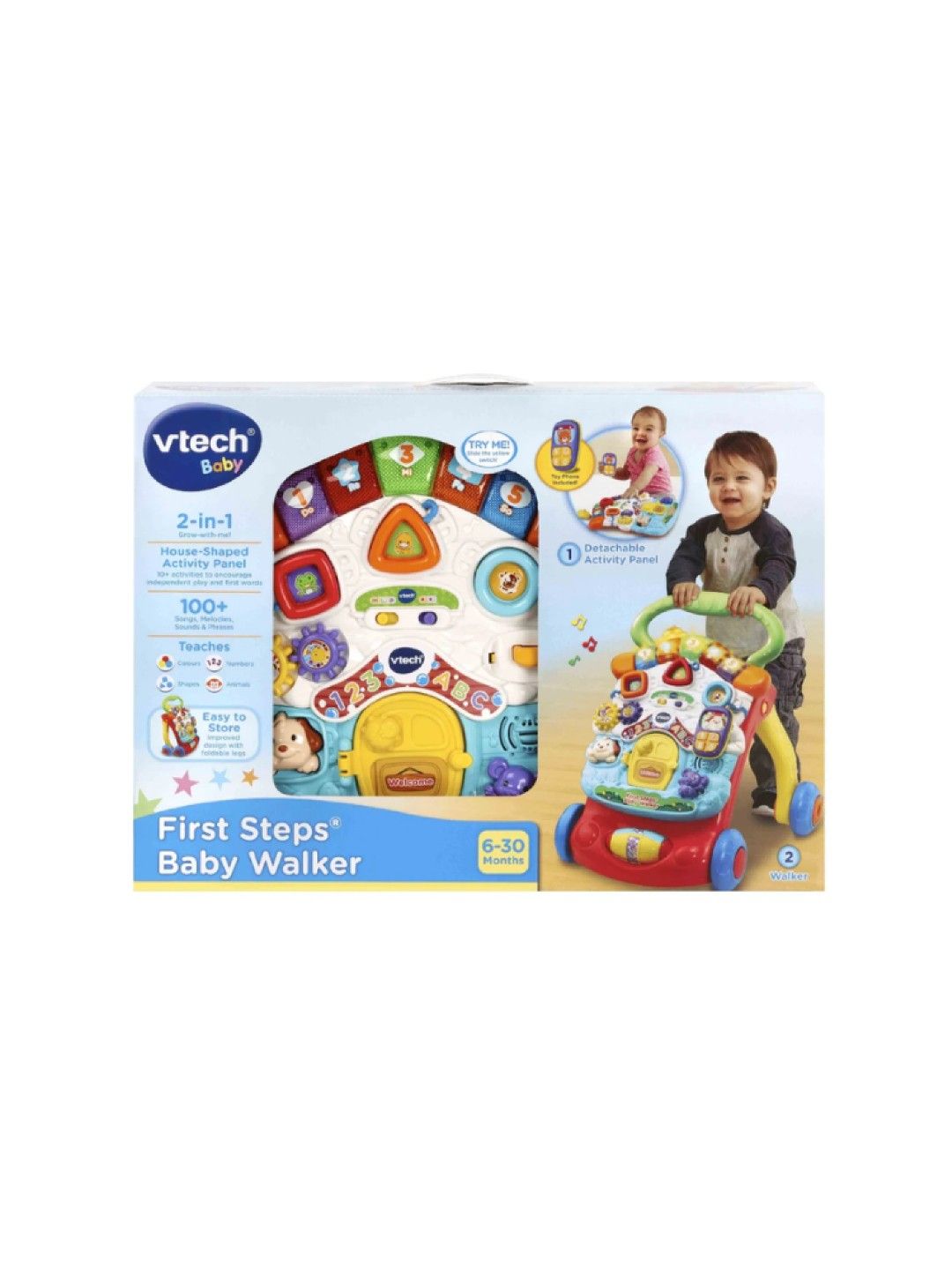 VTech First Steps Baby Walker - Red | edamama