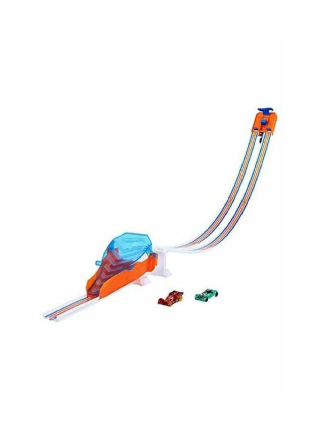 Hot Wheels 5 Drop Race Jump Track Set | edamama