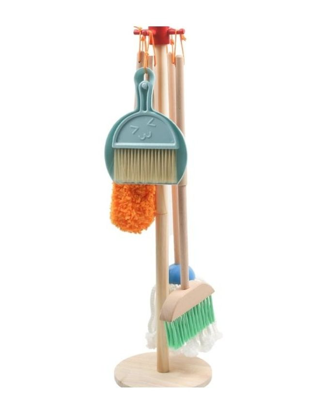 Mama & Mini 5-in-1 Classic Detachable Wooden Cleaning Set | edamama