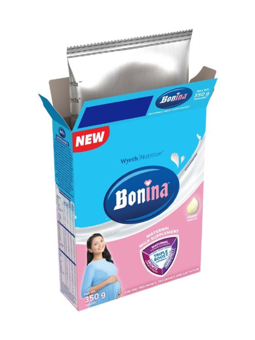 Bonina Maternal Milk Vanilla (350g) - Buy 3 for the Price of 2 | edamama
