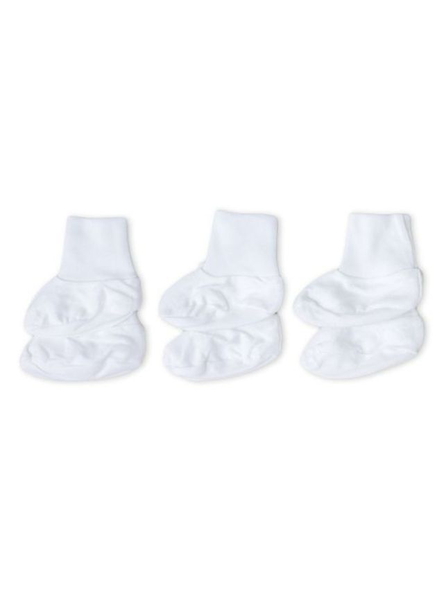 Cotton Central™ Booties 100% USA Cotton (Pack of 3 | edamama