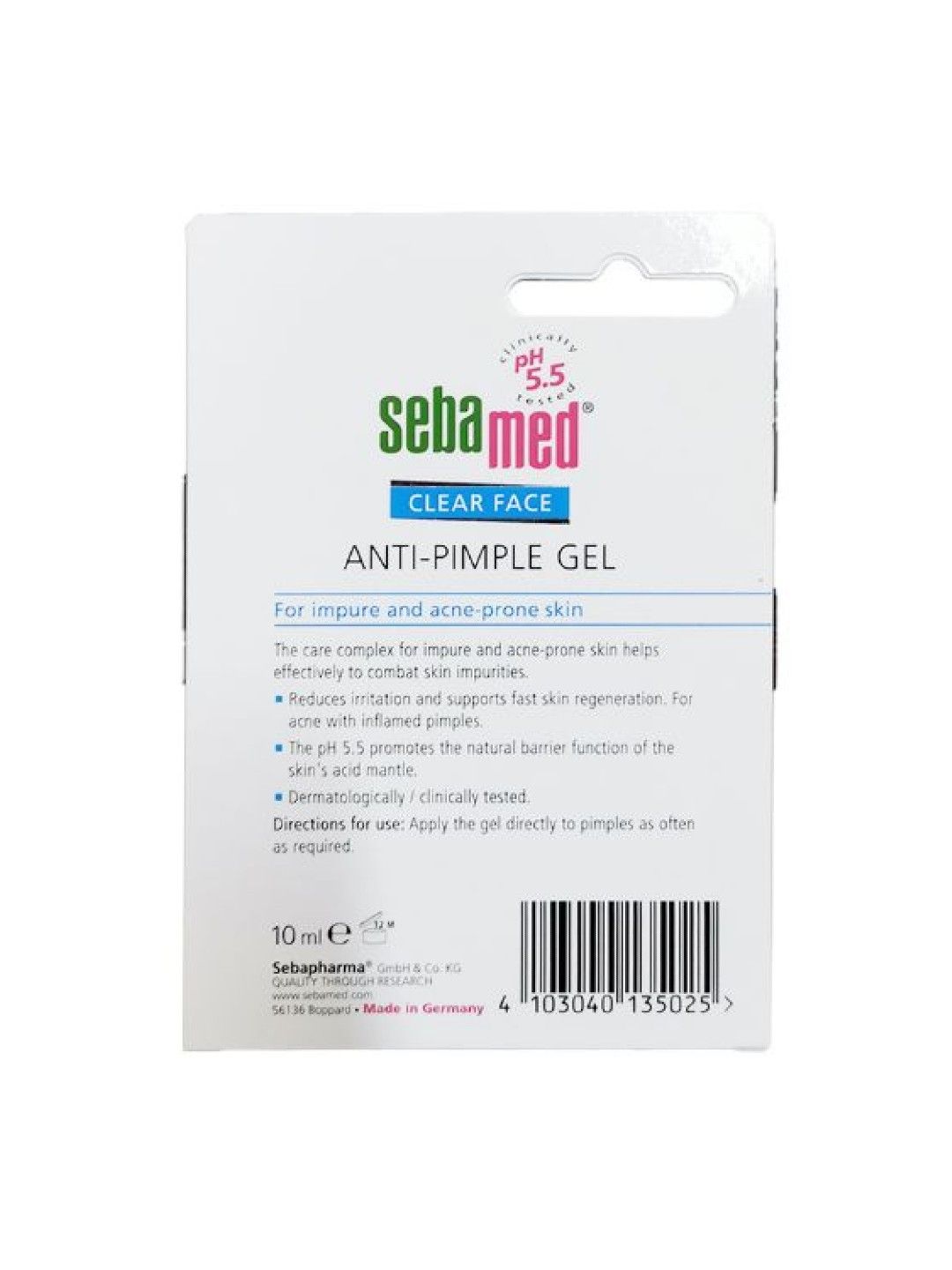 Sebamed Clear Face Anti Pimple Gel | edamama
