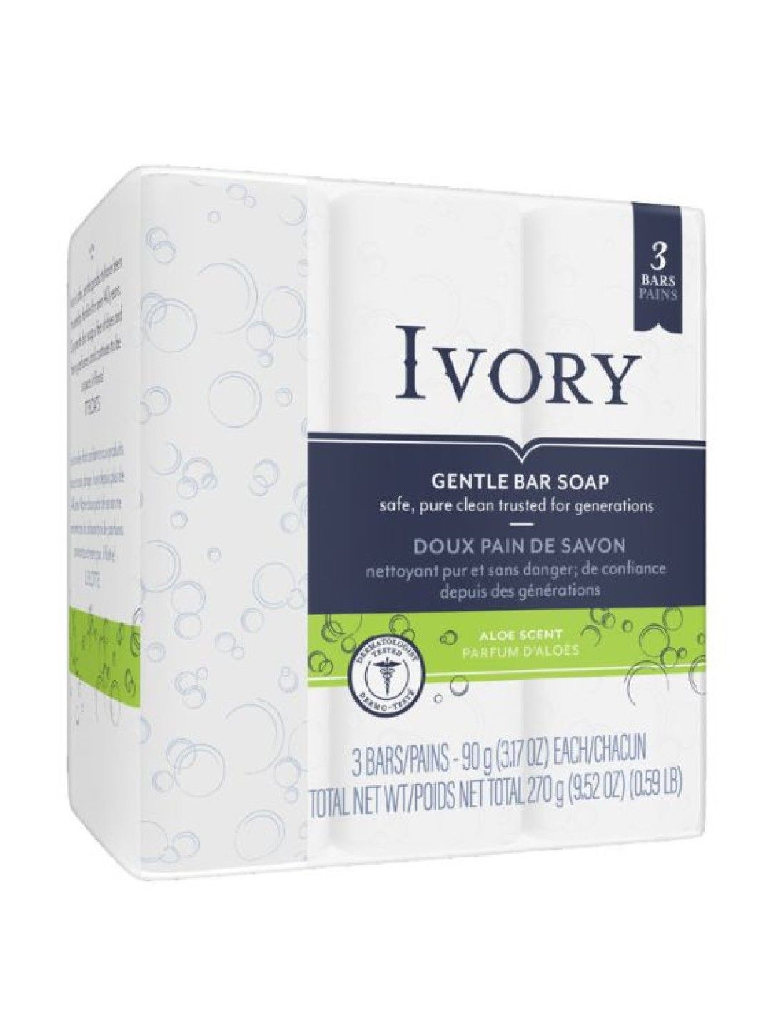 Ivory Gentle Bar Soap Aloe Scent (10 Bars x 113g) | edamama