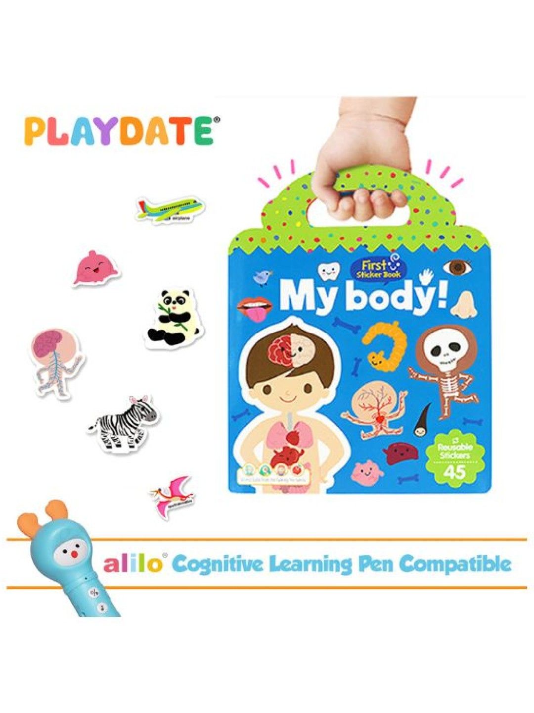 Playdate First Sticker Books (10 Books) (Alilo Cognitive Learning Pen ...