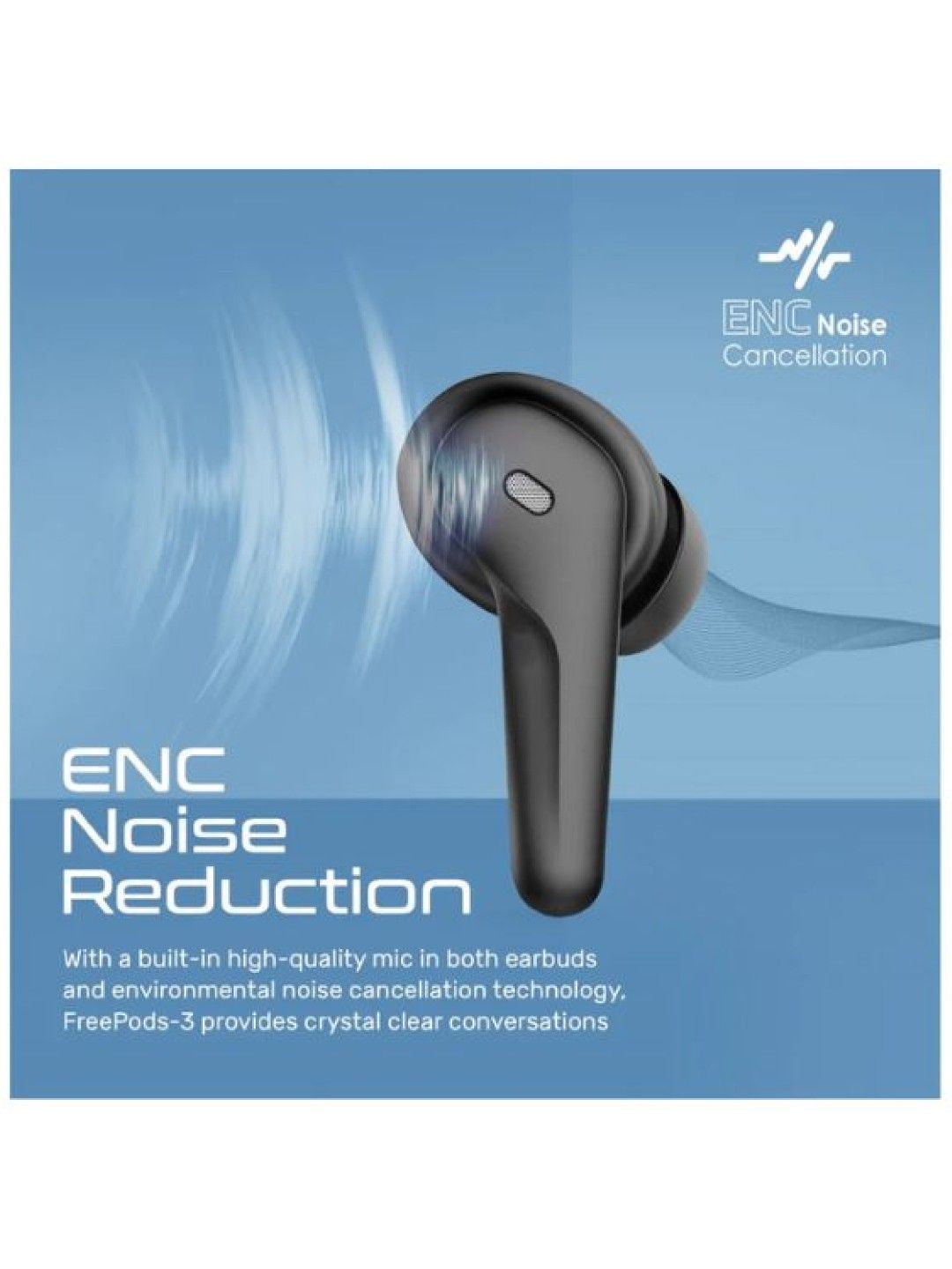 Promate FREEPODS-3 High Definition ENC Earphones W | edamama