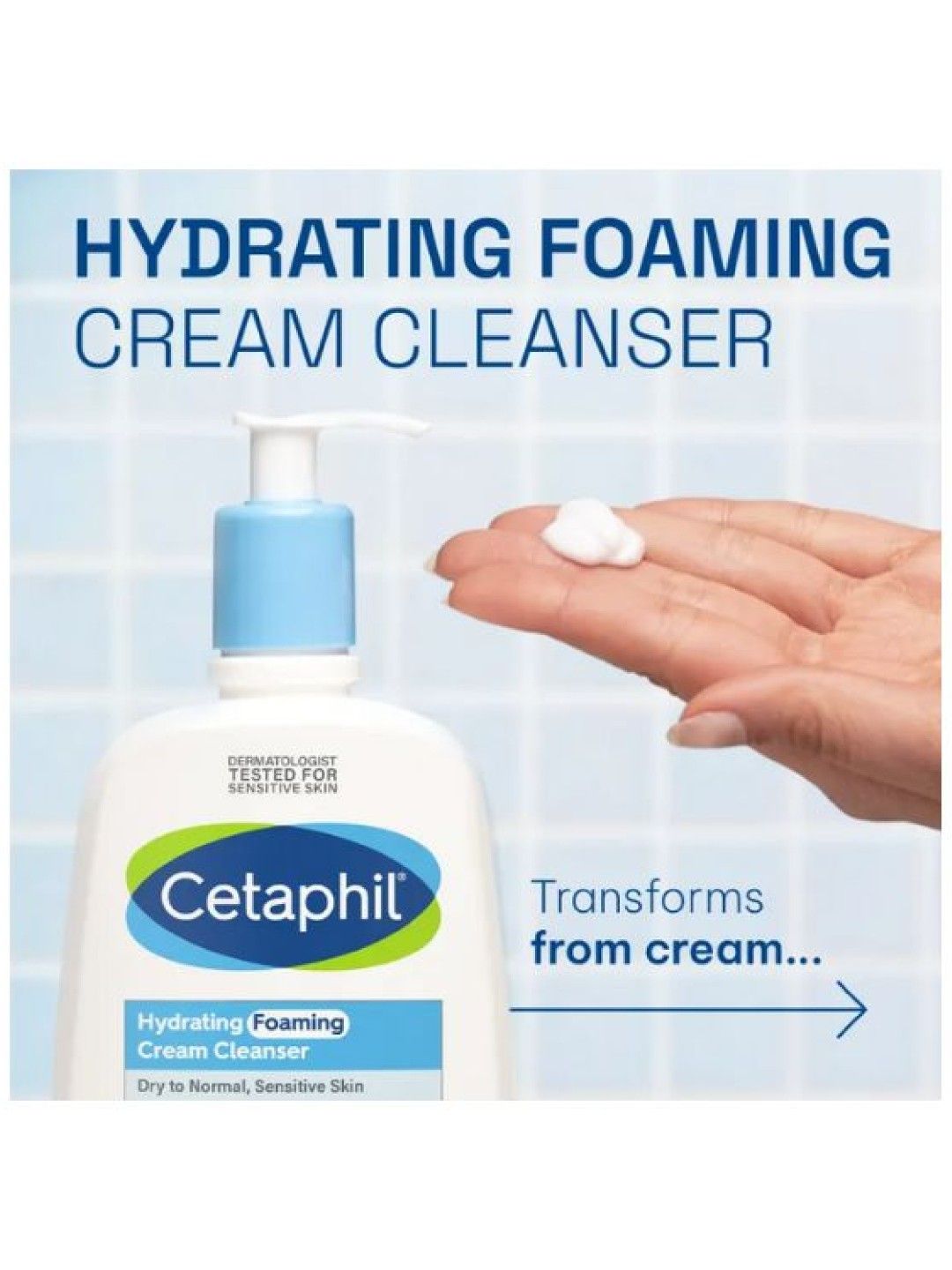 Cetaphil Hydrating Foaming Cream Cleanser (473ml) | edamama