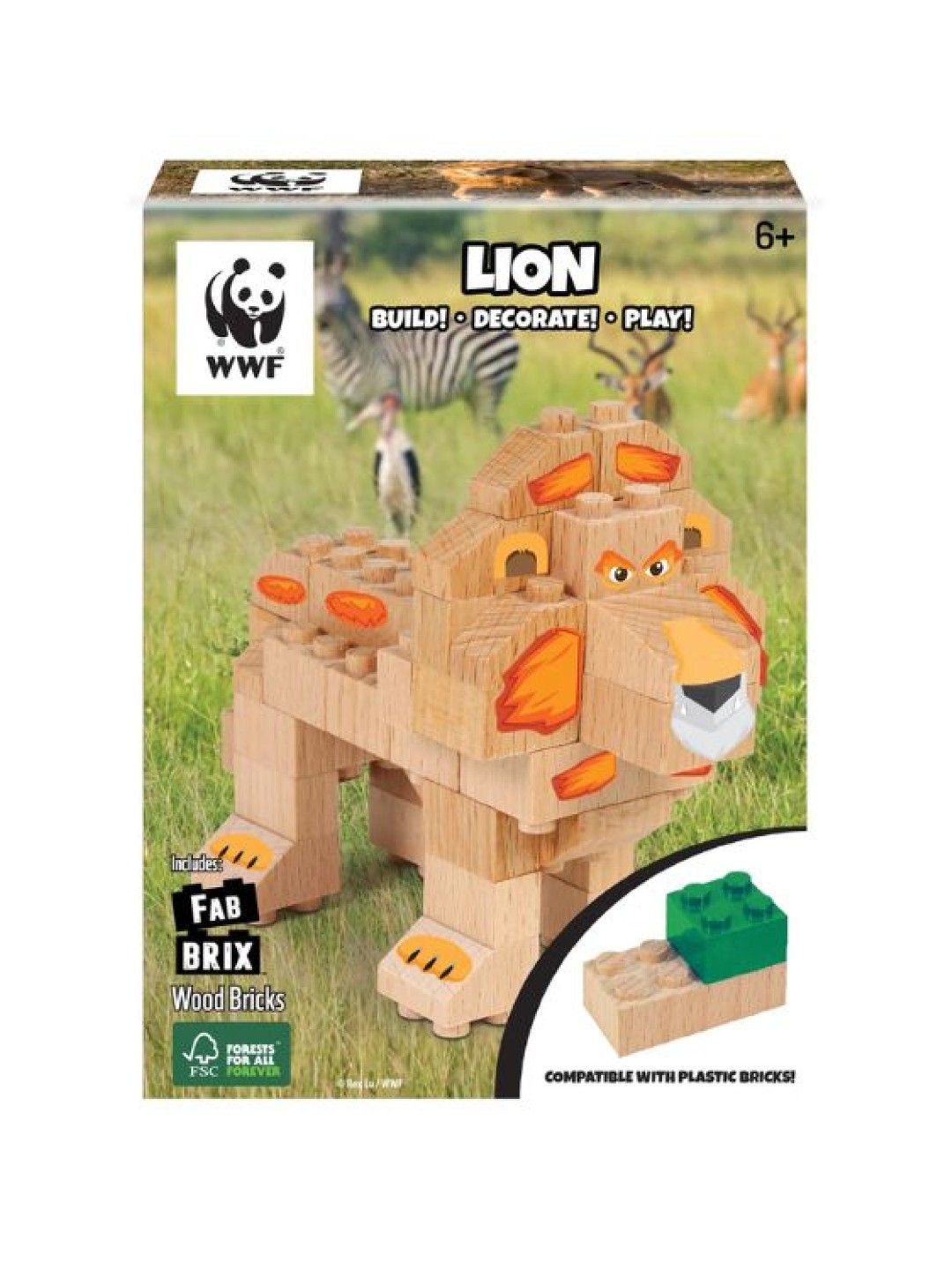 FabBrix WWF Lion | edamama