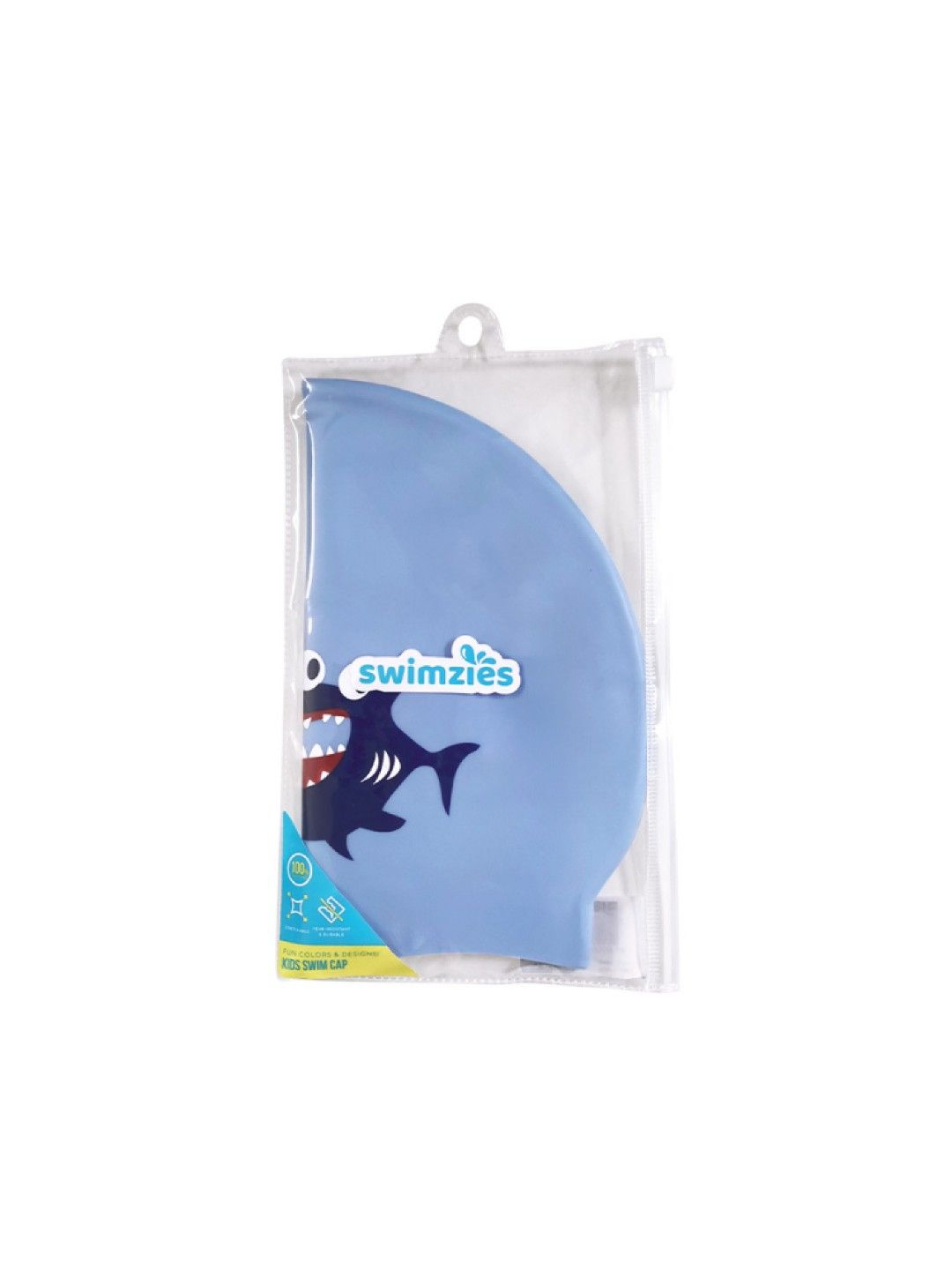 100% Silicone Swim Caps - Happy Shark