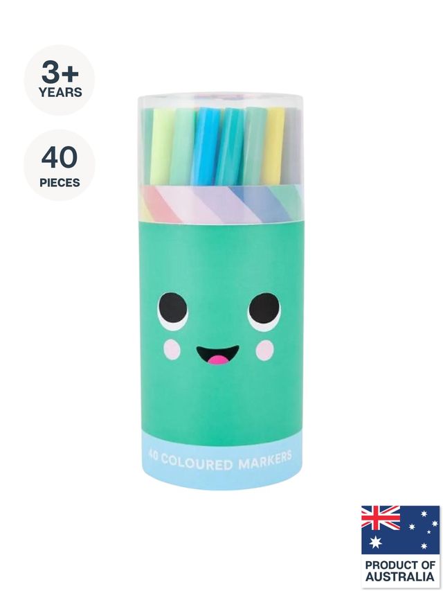 Anko 40 Pack Coloured Markers in Tube | edamama